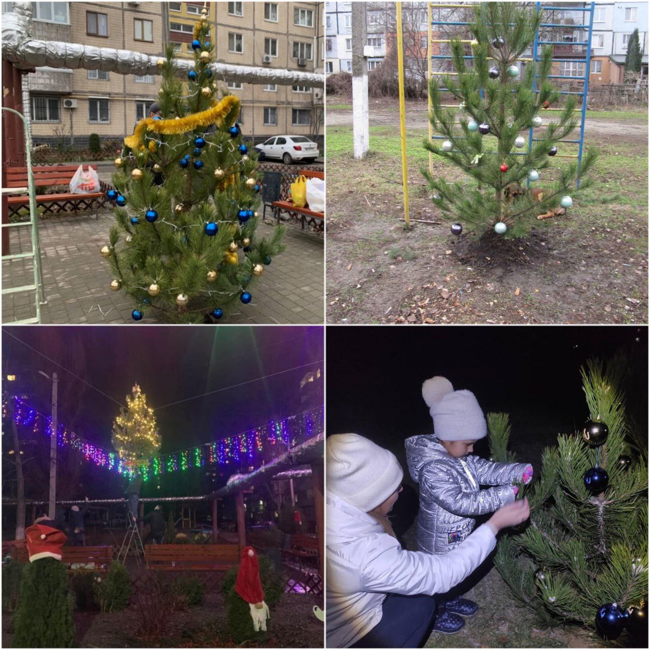 В Днепре появились народные новогодние елки (фото) - Днепр Vgorode.ua